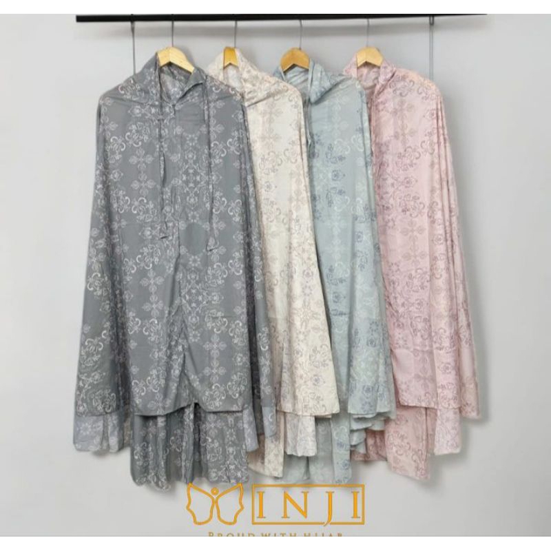 Jual MUKENA TRAVEL INJI ORIGINAL BY INJI (Ready Cream) | Shopee Indonesia