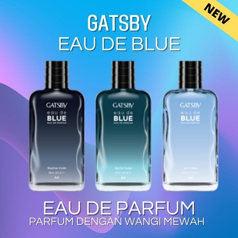 Jual GATSBY EAU DE BLUE EDP 100ML | Shopee Indonesia