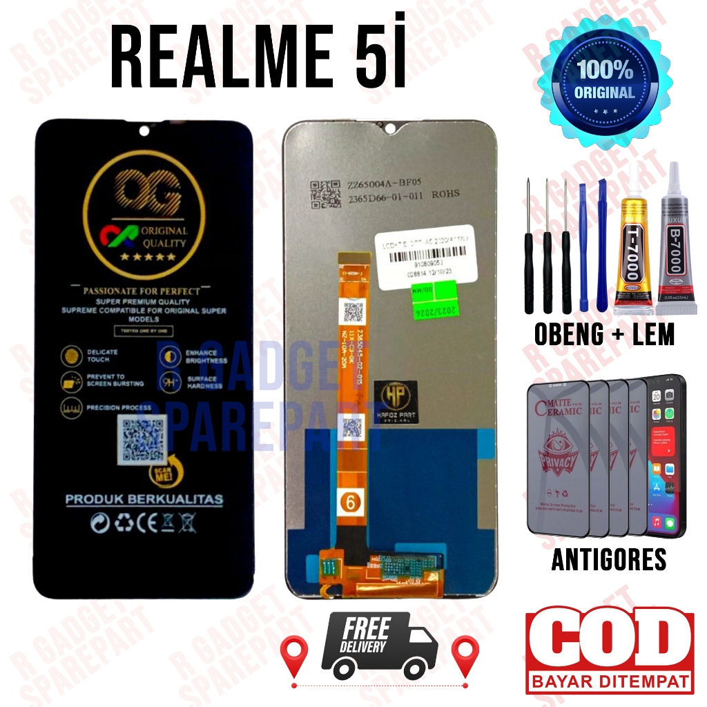 Jual Lcd Realme 5i Original OEM Quality Lcd Touchscreen Realme 5i ...