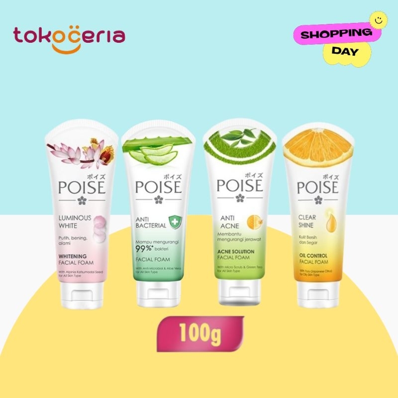 Jual POISE FACIAL FOAM 100 g | Shopee Indonesia