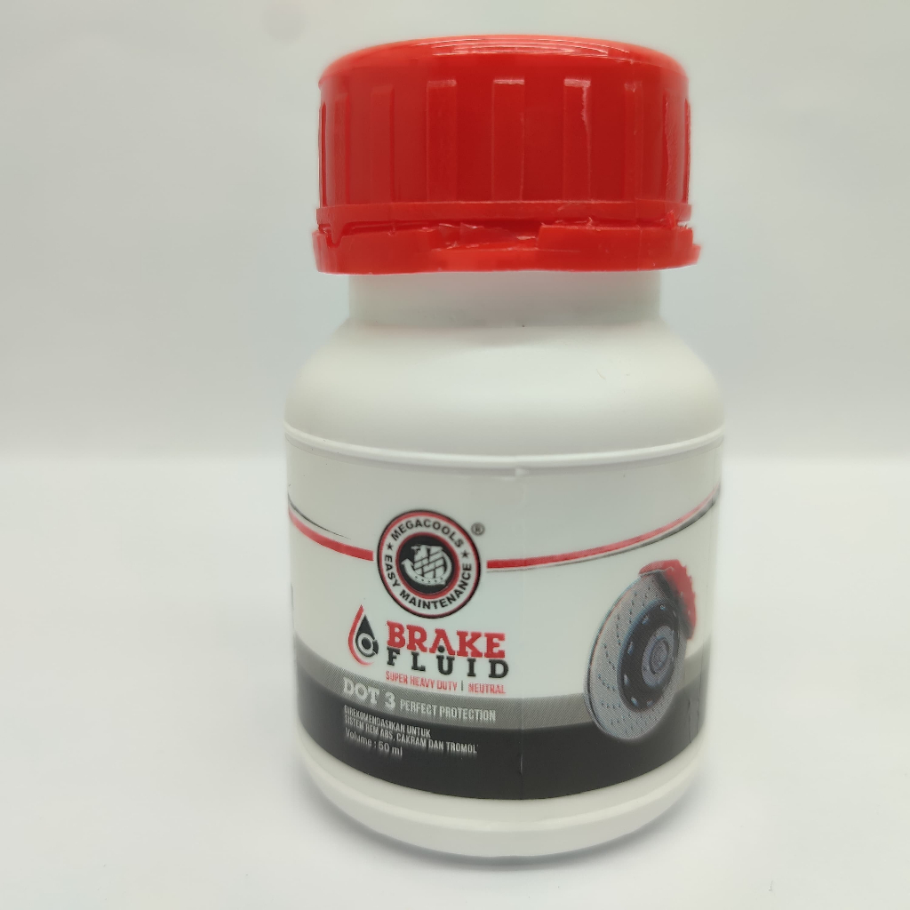 Jual Minyak Rem Motor, Brake Fluid Dot 3 Merah 50ML Merk Jumbo | Shopee ...