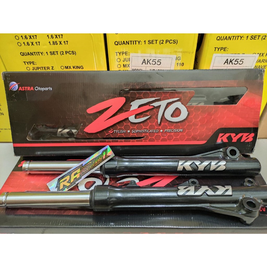 Jual Shock Breaker Depan KAYABA ZETO Front Fork ALL MIO/BEAT/SCOOPY/VARIO125/150/JUPITER Z/Z1/MX ...