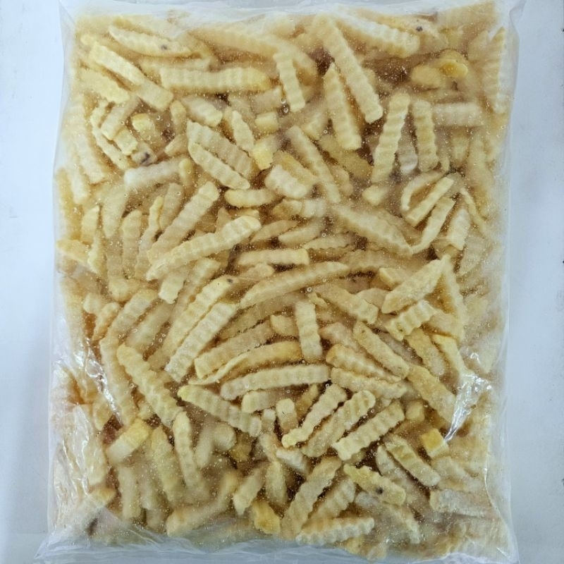 Jual MONGOLIA kentang crinkle 2,5kg | Shopee Indonesia