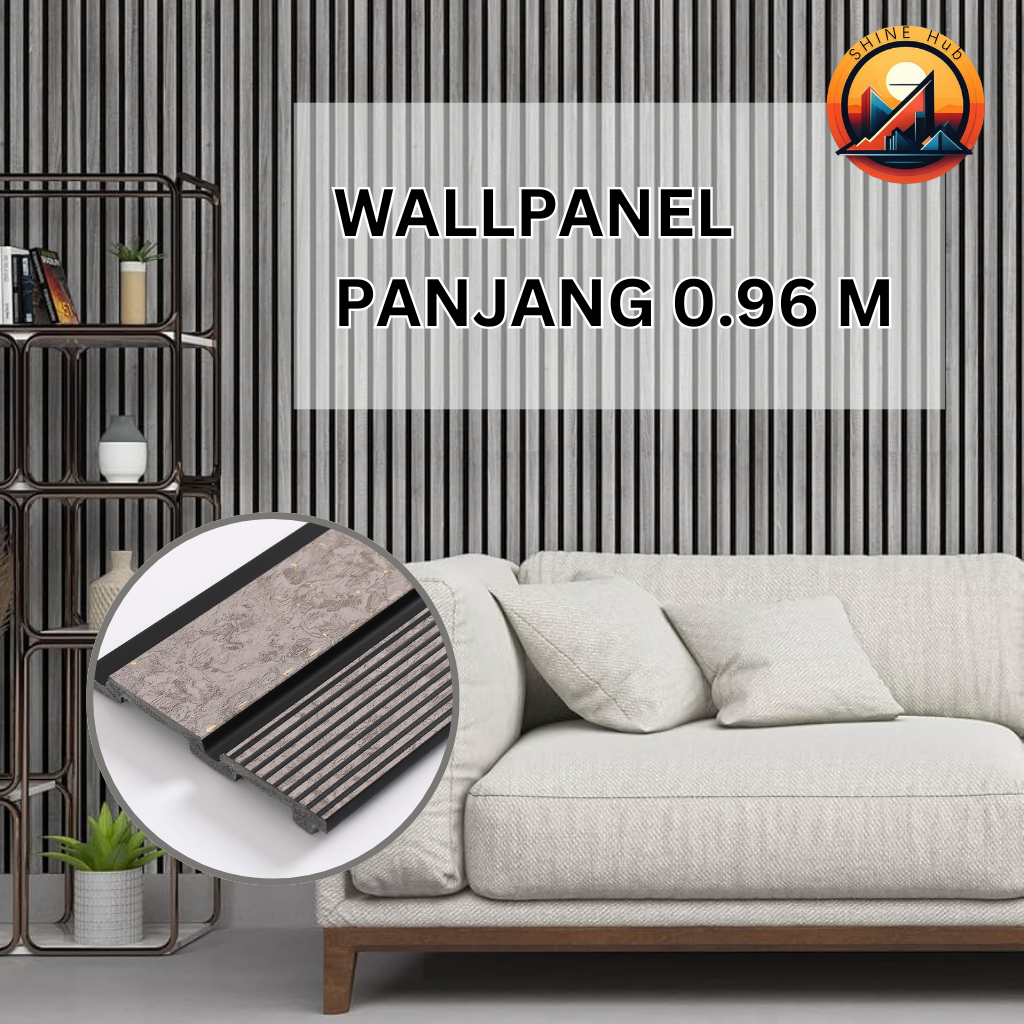 Jual Wallpanel Wood Panel Kisi Kisi Kayu 120x12mm 0.96Meter / Wall ...