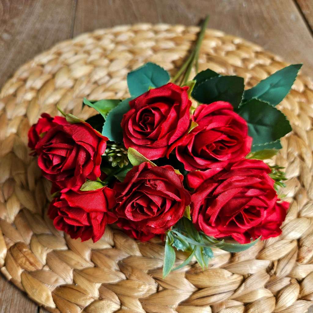 Jual Bunga Rose Velvet C10 Artificial | Shopee Indonesia