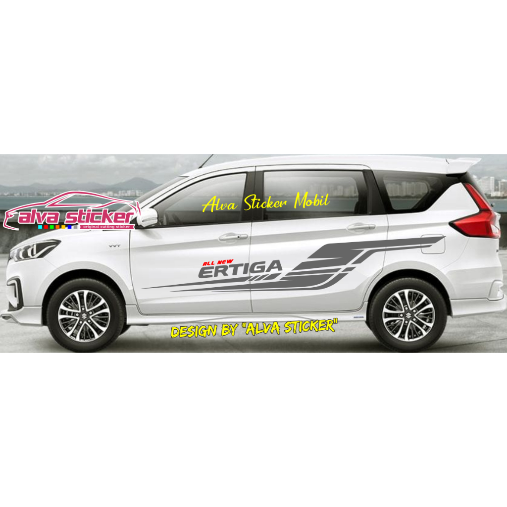 Jual new sticker all new ertiga stiker side body mobil suzuki all new ...