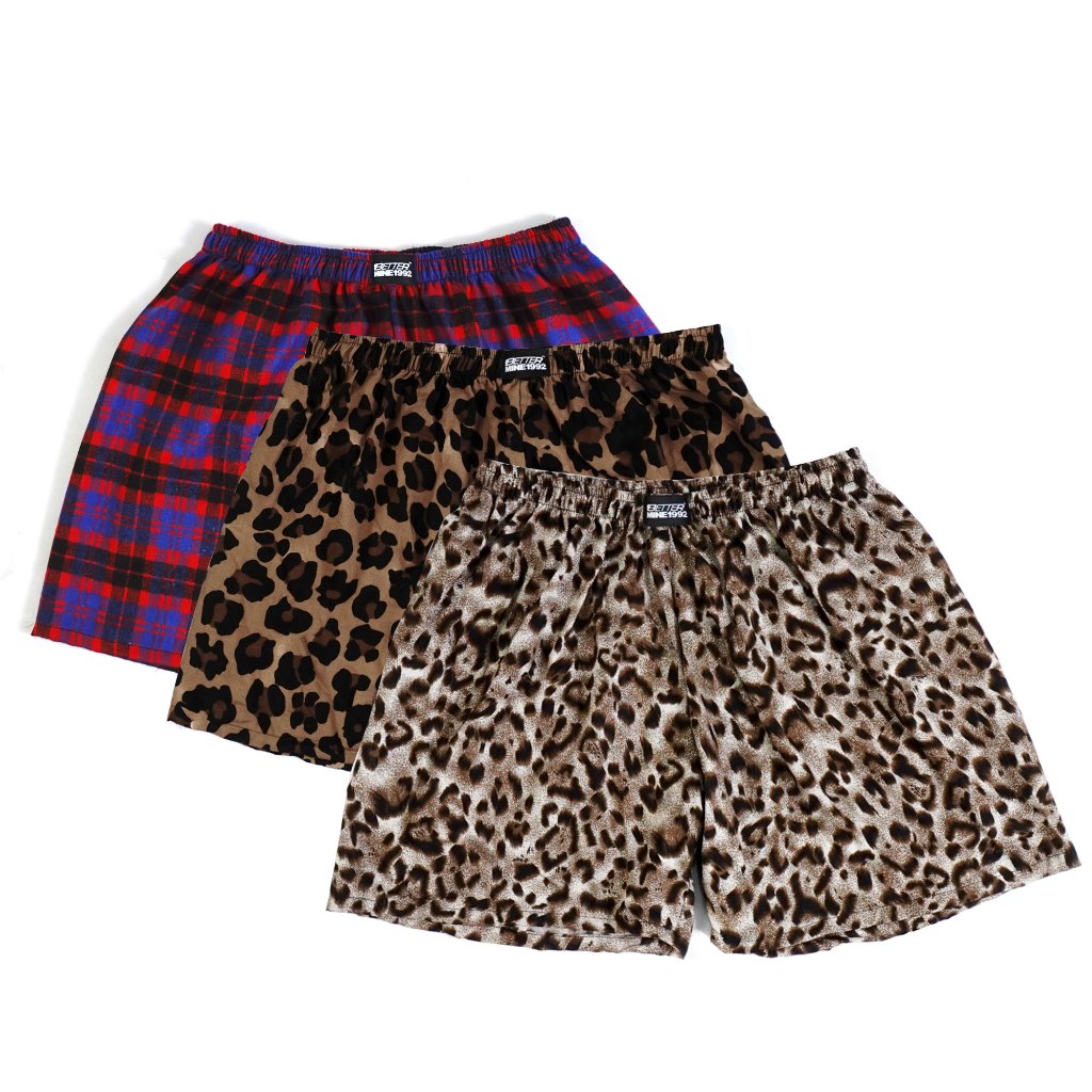 Jual Boxer Pants | LEOPARD ALL | Bettermine | Shopee Indonesia