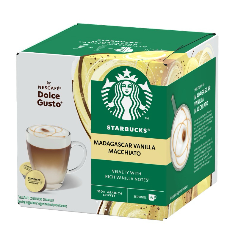 Jual Nescafe Dolce Gusto NDG Starbucks Madagascar Vanilla Macchiato ...