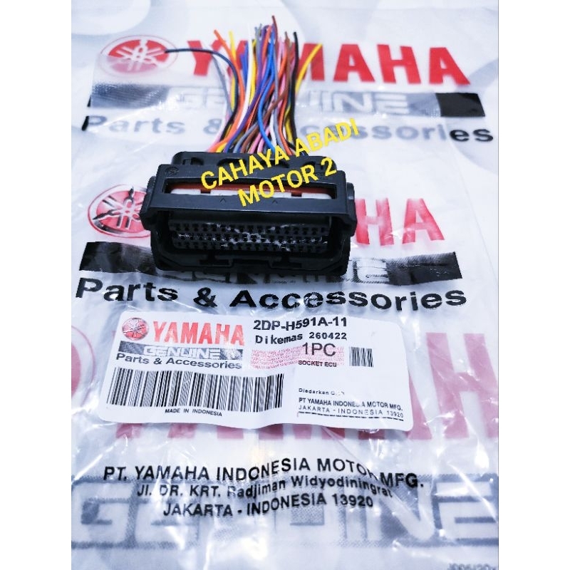 Jual SOKET ECU ECCU ECM CDI 2DP-H591A-11 YAMAHA N MAX AEROX LEXI PIN JUMLAH KABEL 48 ORIGINAL ...