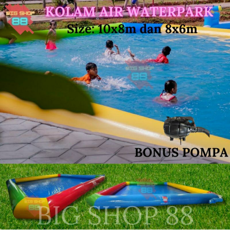 Jual Wahana Wisata Waterpark Kolam Renang Air Istana Balon Tiup ...