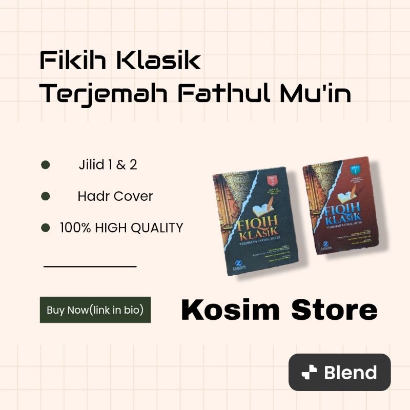 Jual Terjemah Kitab Fathul Mu'in / kitab Fathul Mu'in Makna Pesantren ...