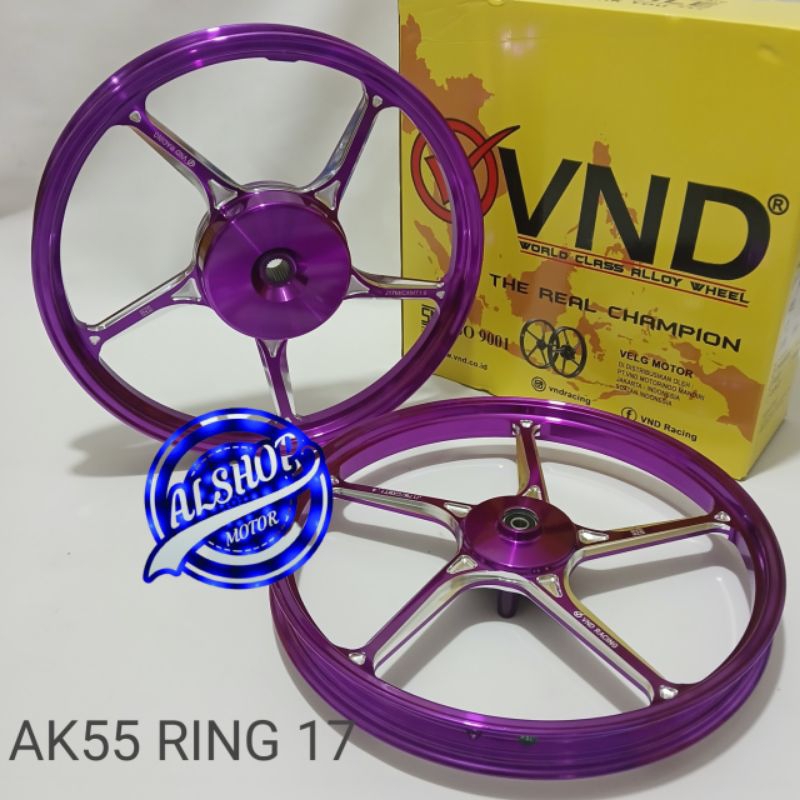Jual VELG RACING VND AK55 RING 17 VARIO 125 150 VARIO 110 BEAT SCOOPY GENIO | Shopee Indonesia