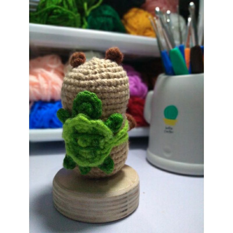 Jual Capybara rajut handmade | gantungan kunci rajut capybara tas kura ...