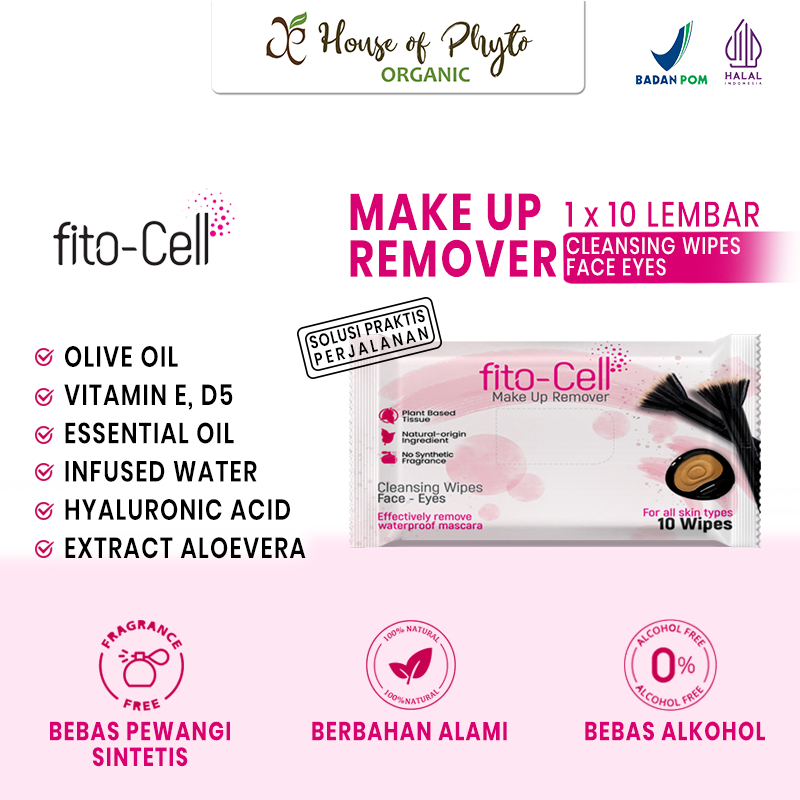 Jual Tissue Basah Fito Cell , Tisu Basah dari Bahan Alami untuk Make up & Maskara anti air - 1 ...