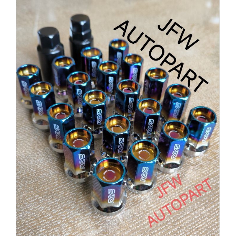 Jual Mur baut racing mur roda rays straight 42mm | Shopee Indonesia