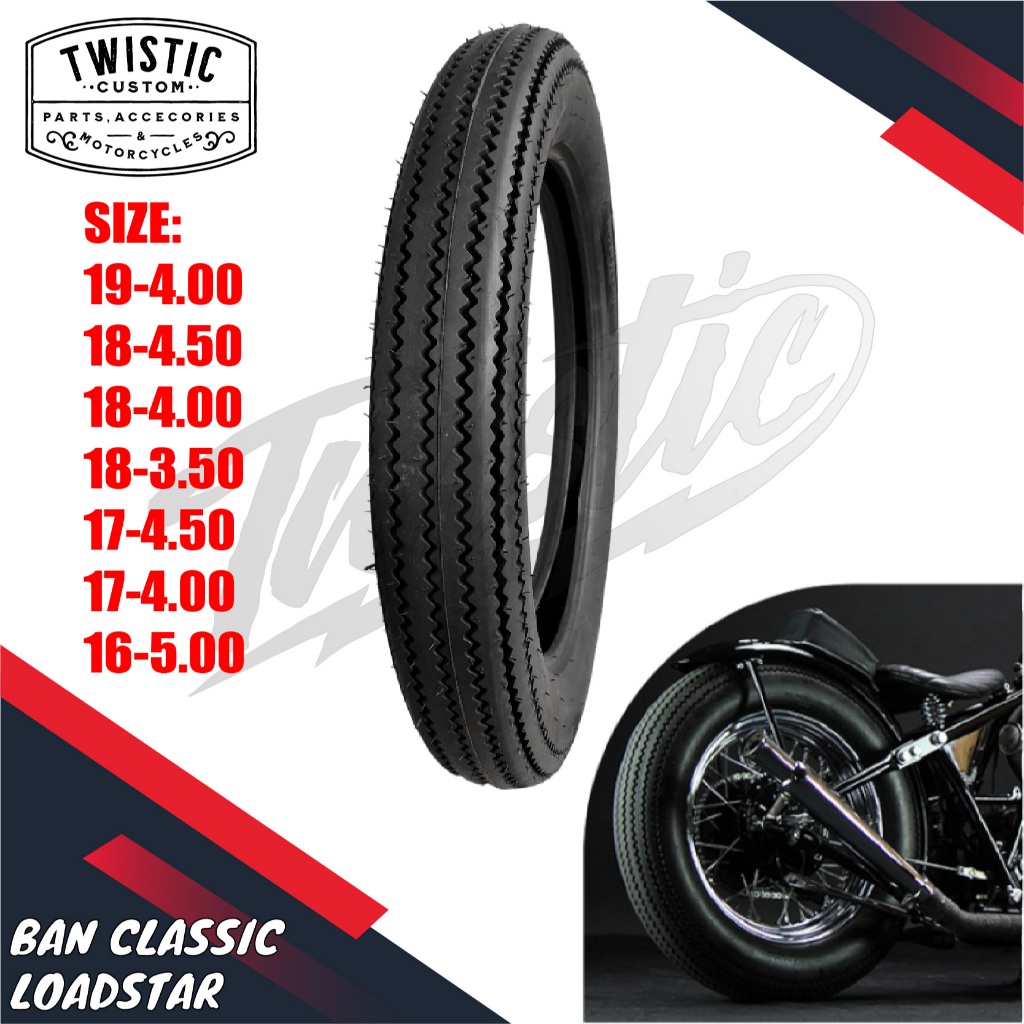 Jual Ban Classic Klasik Vintage Cacing Deluxe Loadstar Ring 19 18 17 16 350 400 450 500 3.50 4. ...