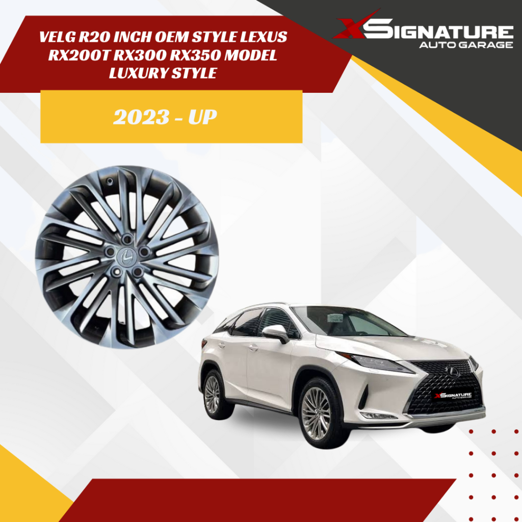 Jual VELG R20 INCH OEM STYLE LEXUS RX200T RX300 RX350 MODEL LUXURY ...