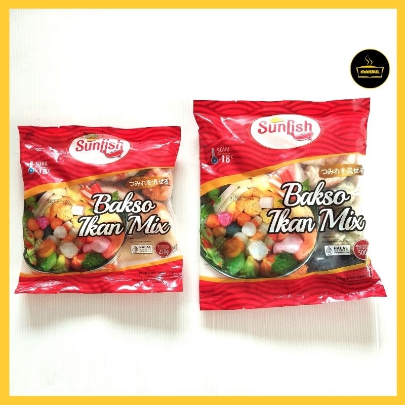 Jual Sunfish Bakso Ikan Mix 250gr dan 500gr | Shopee Indonesia