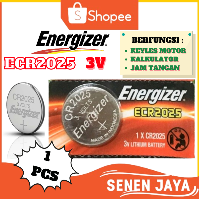 Jual Baterai CR2025 Energizer 3V Baterai Timbangan Digital lithium ...
