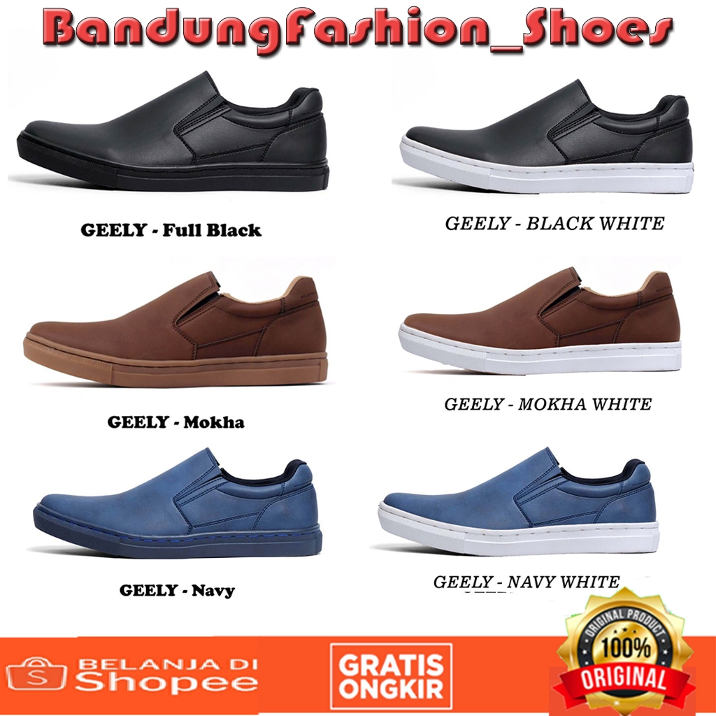 Jual Sepatu Slip On Jumbo Big Size 45 46 47 48 49 50 51 52 Hummer Geely ...