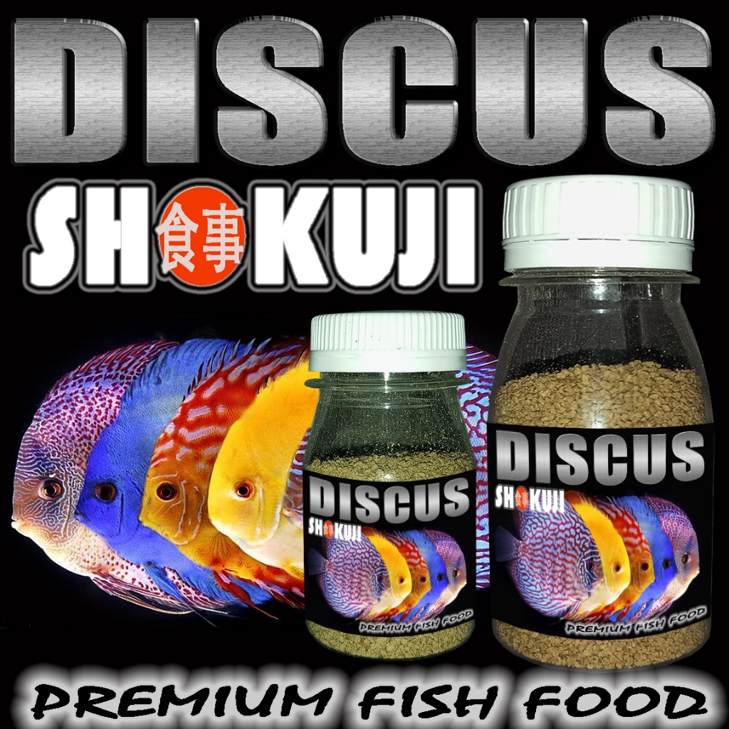 Jual SHOKUJI DISCUS PAKAN IKAN HIAS TURQUOISE PIGEON BLOOD BLUE DIAMOND ...