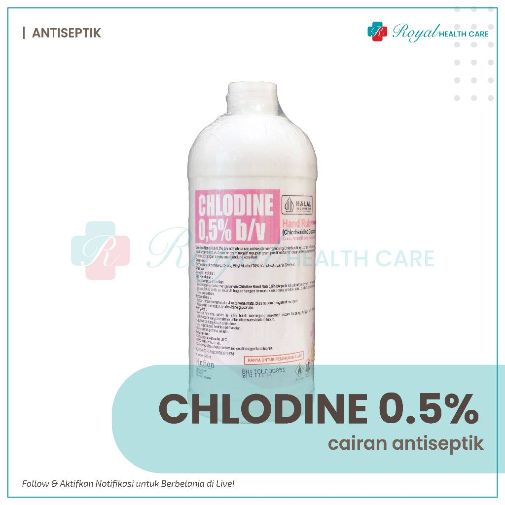 Jual CHLODINE 0.5% HAND RUB 500 ML, Efektif Membunuh Kuman dan Mencegah ...