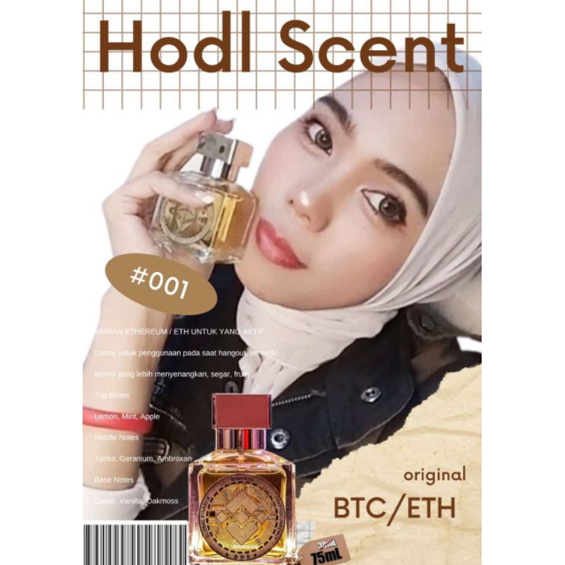 Jual PARFUM HODL SCENT EAU DE PARFUME ORIGINAL MINYAK WANGI TAHAN LAMA ...