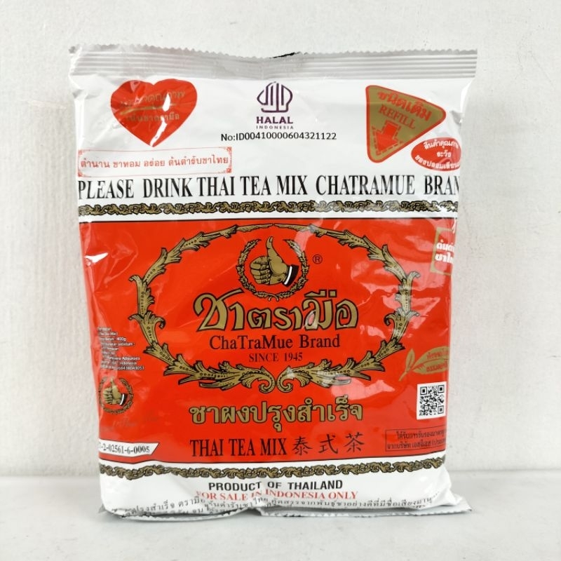 Jual Chatramue Thai Tea kemasan 400gr | Shopee Indonesia