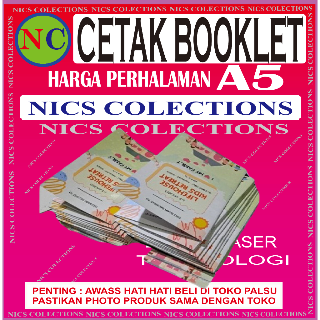 Jual CETAK BOOKLET A5 TERMURAH | Shopee Indonesia
