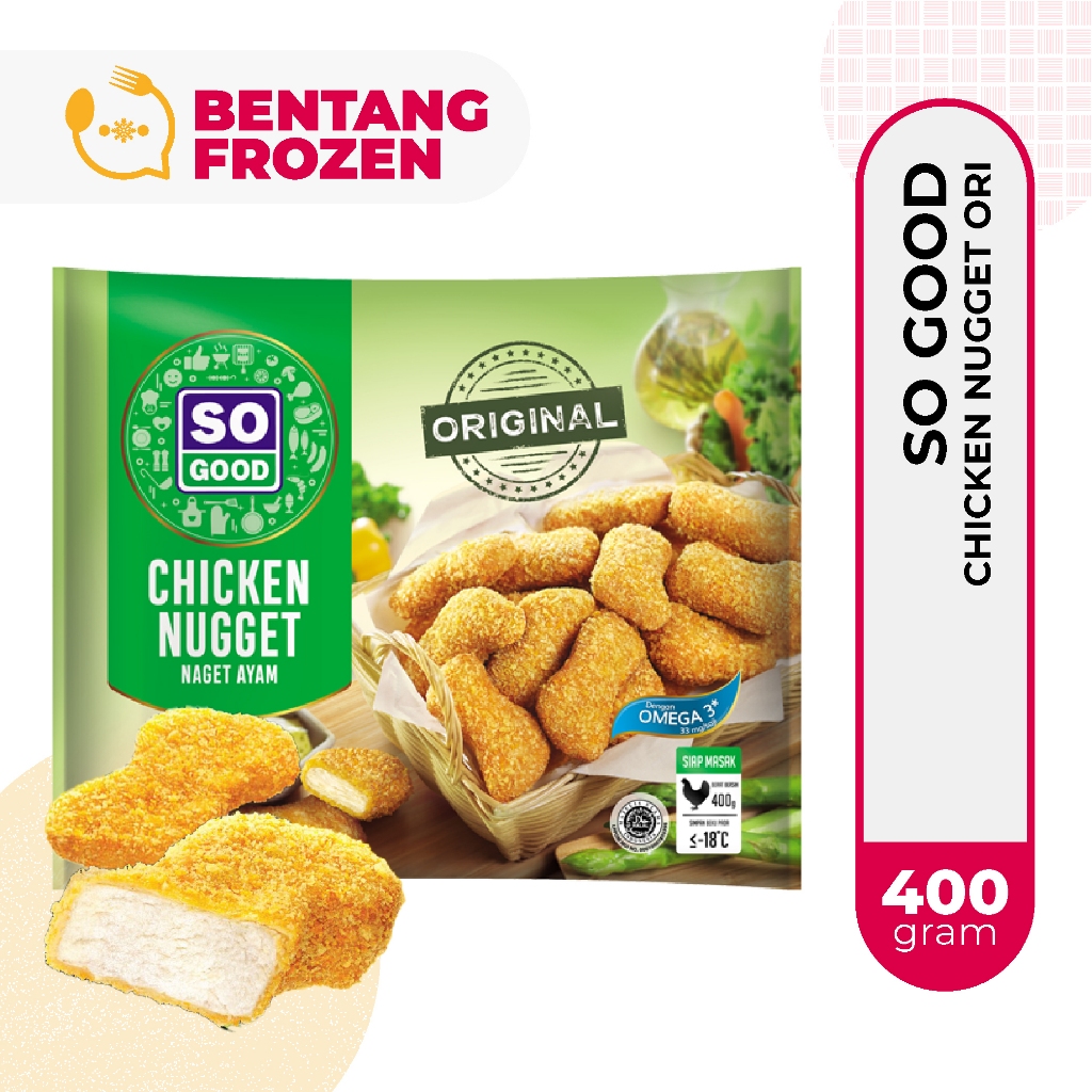 Jual So Good Chicken Nugget Original 400gr / Nugget Ayam | Shopee Indonesia