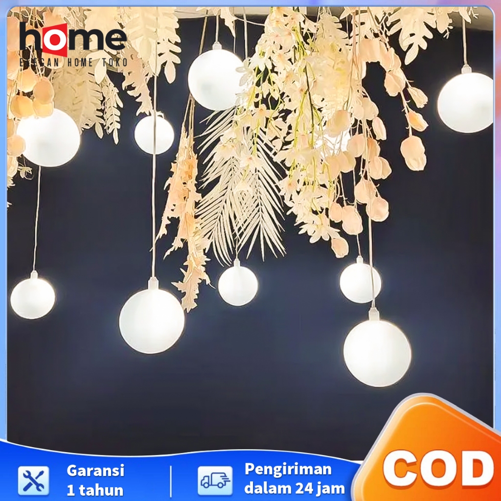 Jual E.Home Lampu Dekorasi Pelaminan Pohon Apel Gantung 1 Set 10 Bola ...