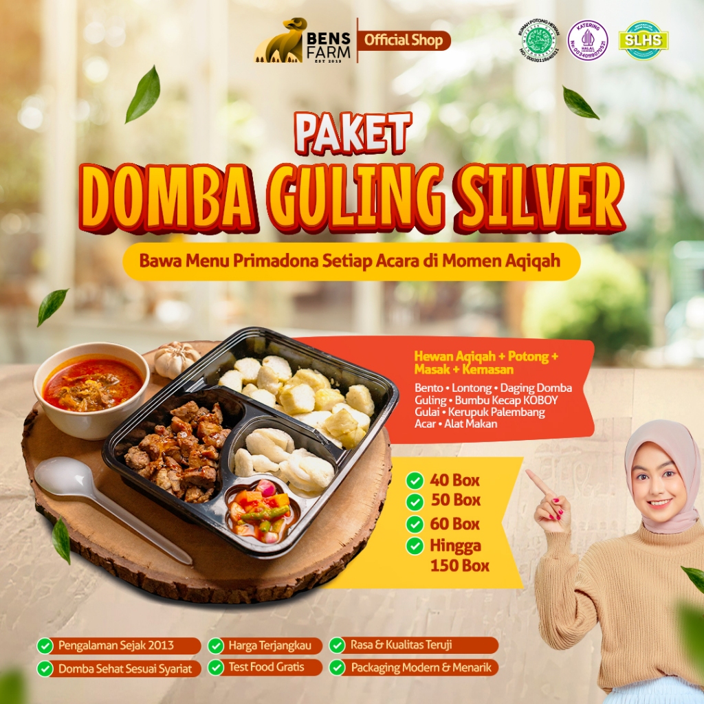 Jual Bens Farm - Paket Aqiqah Domba Guling Silver | Shopee Indonesia