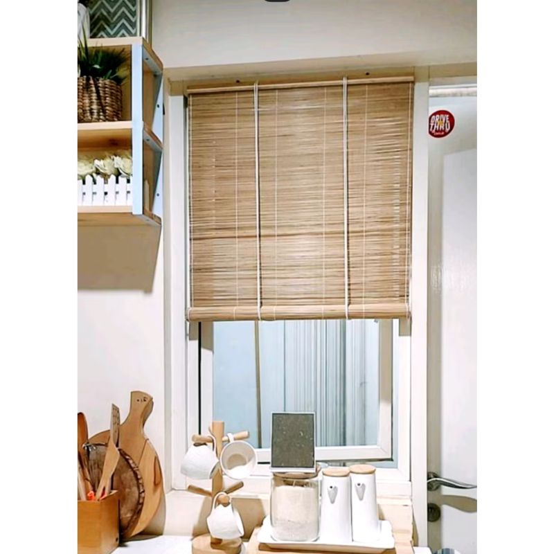 Jual KREY 40CM X 150CM KERAI BAMBU GULUNG AESTHETIC | Shopee Indonesia