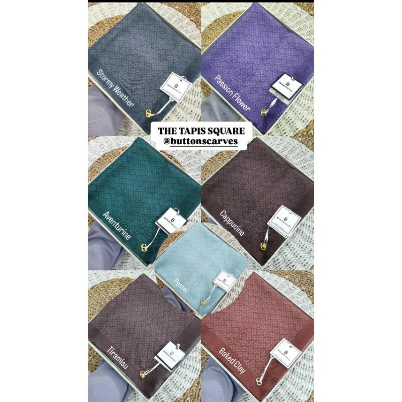 Jual ButtonScarves The Tapis NEW | Shopee Indonesia