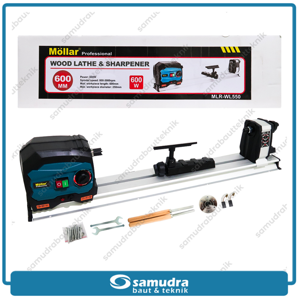 Jual Mesin Bubut Kayu MOLLAR 550 Mini Pahat Ukir Wood Lathe Sharpener ...