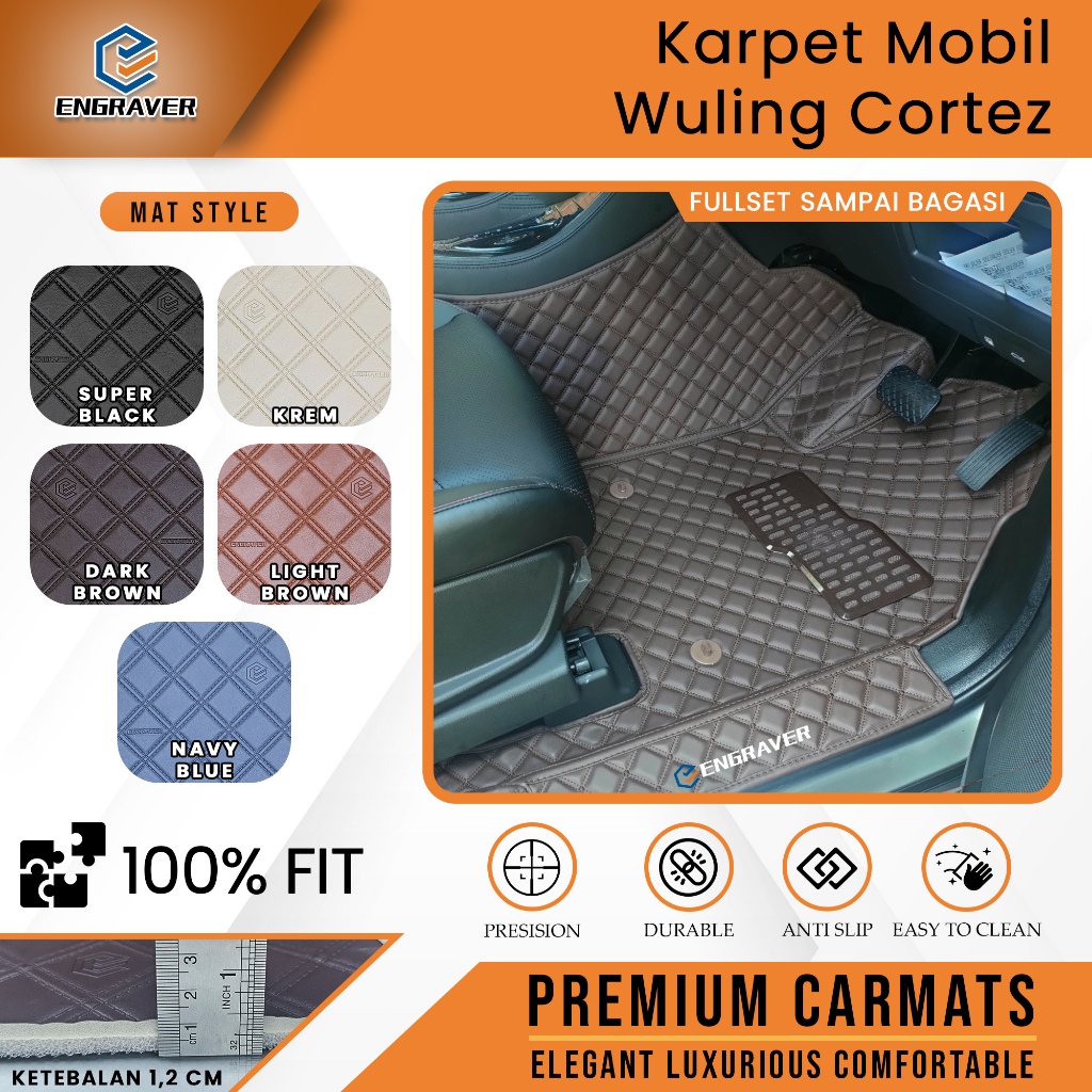 Jual Engraver Karpet Mobil Wuling Cortez Capten Seat Nappa Leather ...