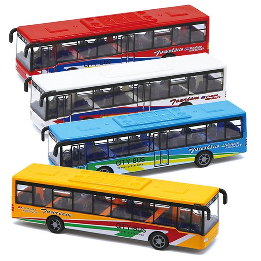 Jual Mini Mainan Bus Simulasi Aloi - Model Mobil Tarik Balik, Dekorasi ...