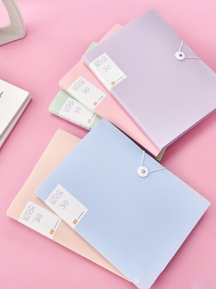 Jual [Ready]Map File Dokumen A4 20/30/40 Halaman Warna Pastel/Display ...