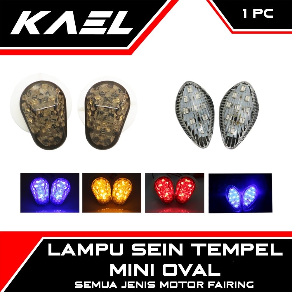 Jual Lampu Sein Tempel Mini LED Untuk Semua Jenis Motor Fairing Ninja 250 300 R15 R15 R25 GSX ...