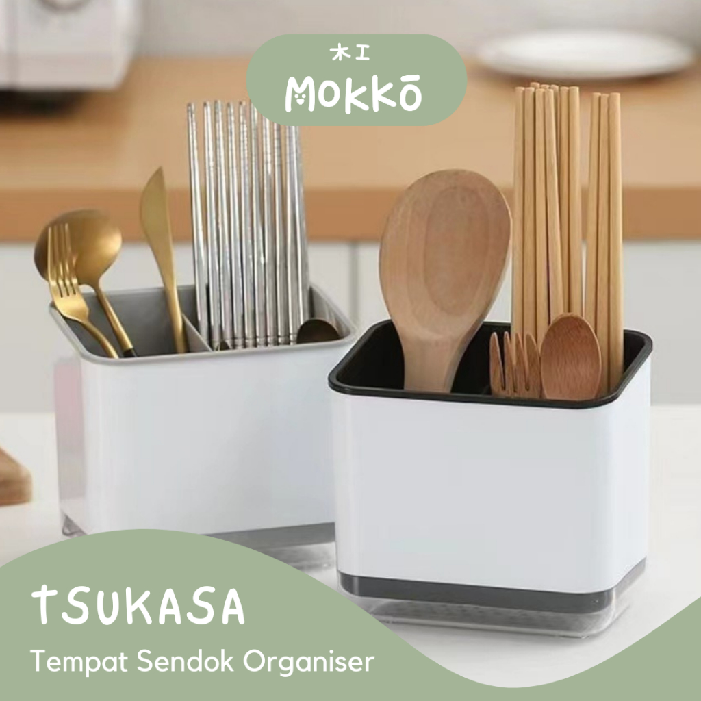 Jual MOKKO - TSUKASA Wadah Sendok Garpu Aesthetic Organizer Sendok ...
