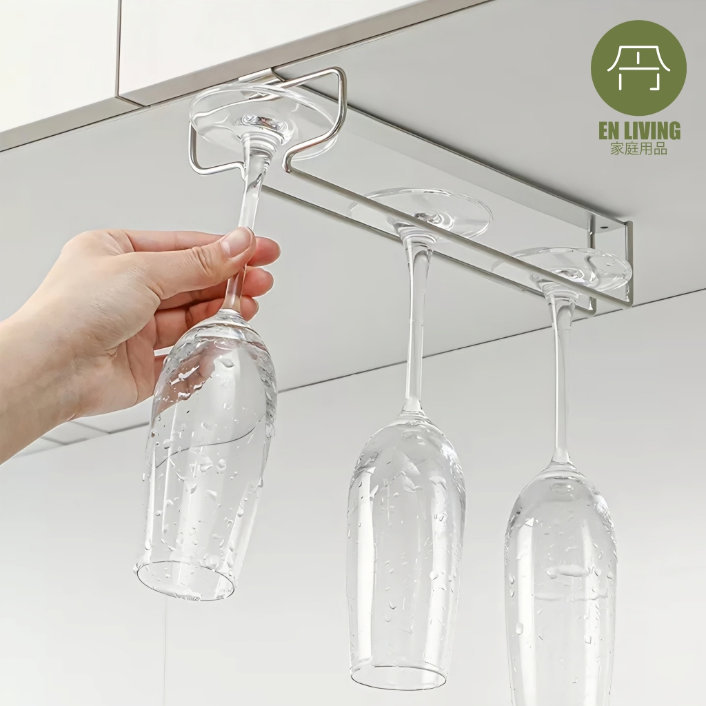 Jual EN LIVING Stainless Steel Goblet Rack / Tempat Gelas Wine ...