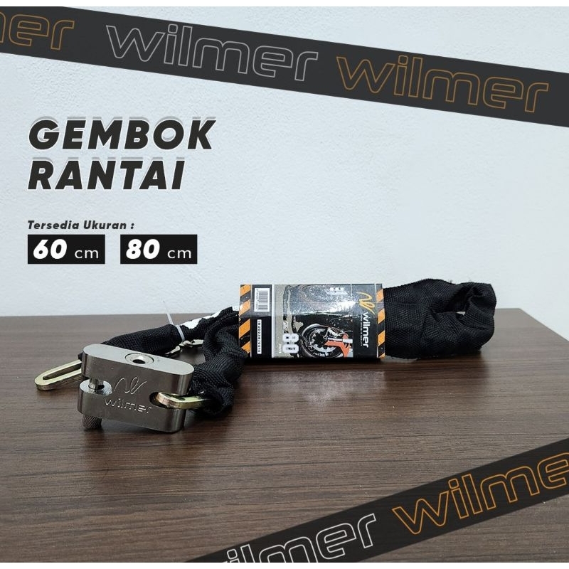 Jual Wilmer Gembok Rantai 60cm 80cm / Gembok Pakai Rantai 60 80 cm ...