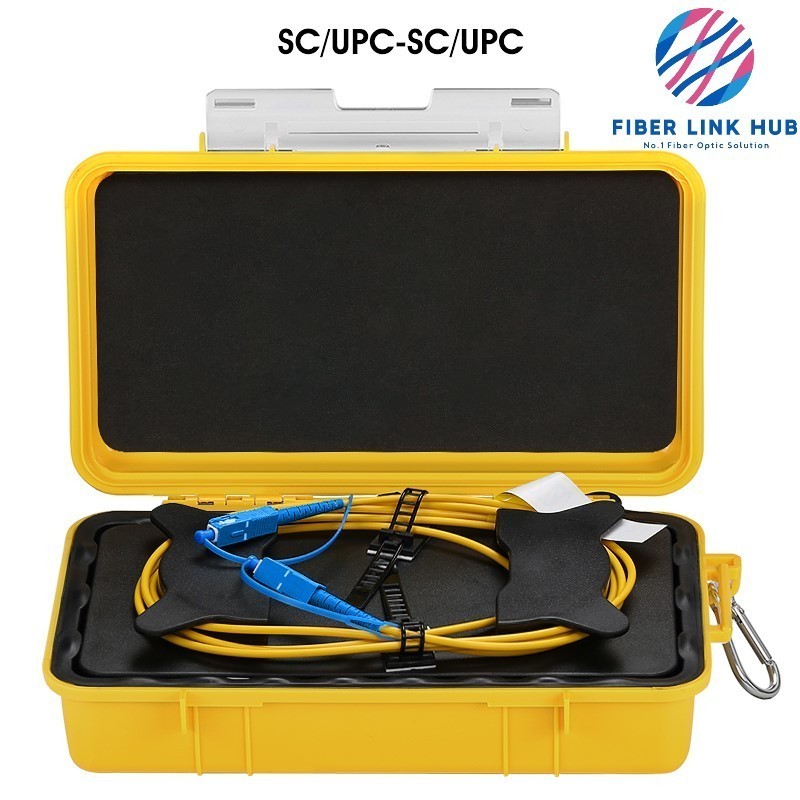 Jual OTDR Launch Cable 500M 1KM Dummy Cable Fiber Optic SC UPC-SC UPC ...