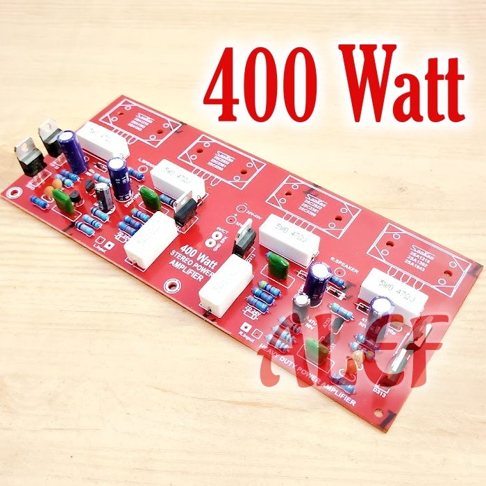 Jual Kit Driver Power Amplifier 400W stereo Safari Sanken 400 Watt ampli | Shopee Indonesia