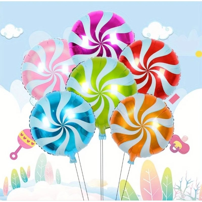 Jual Balon Foil Bulat LOLIPOP CANDY | Shopee Indonesia