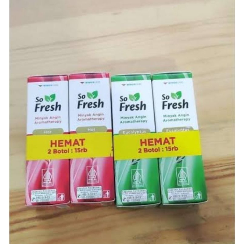 Jual So Fresh Minyak Angin Aromatherapy 10ml / Buy 1 Get 1 / Hot ...