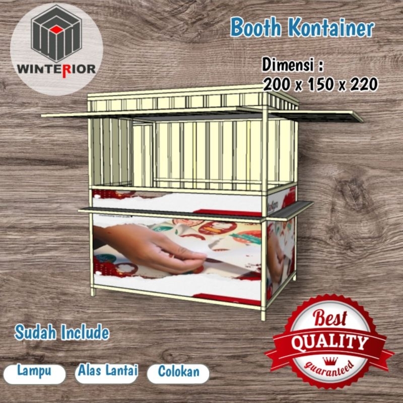 Jual Booth Kontainer / Booth 200x150x210 / Container Galvalum / Hollow ...