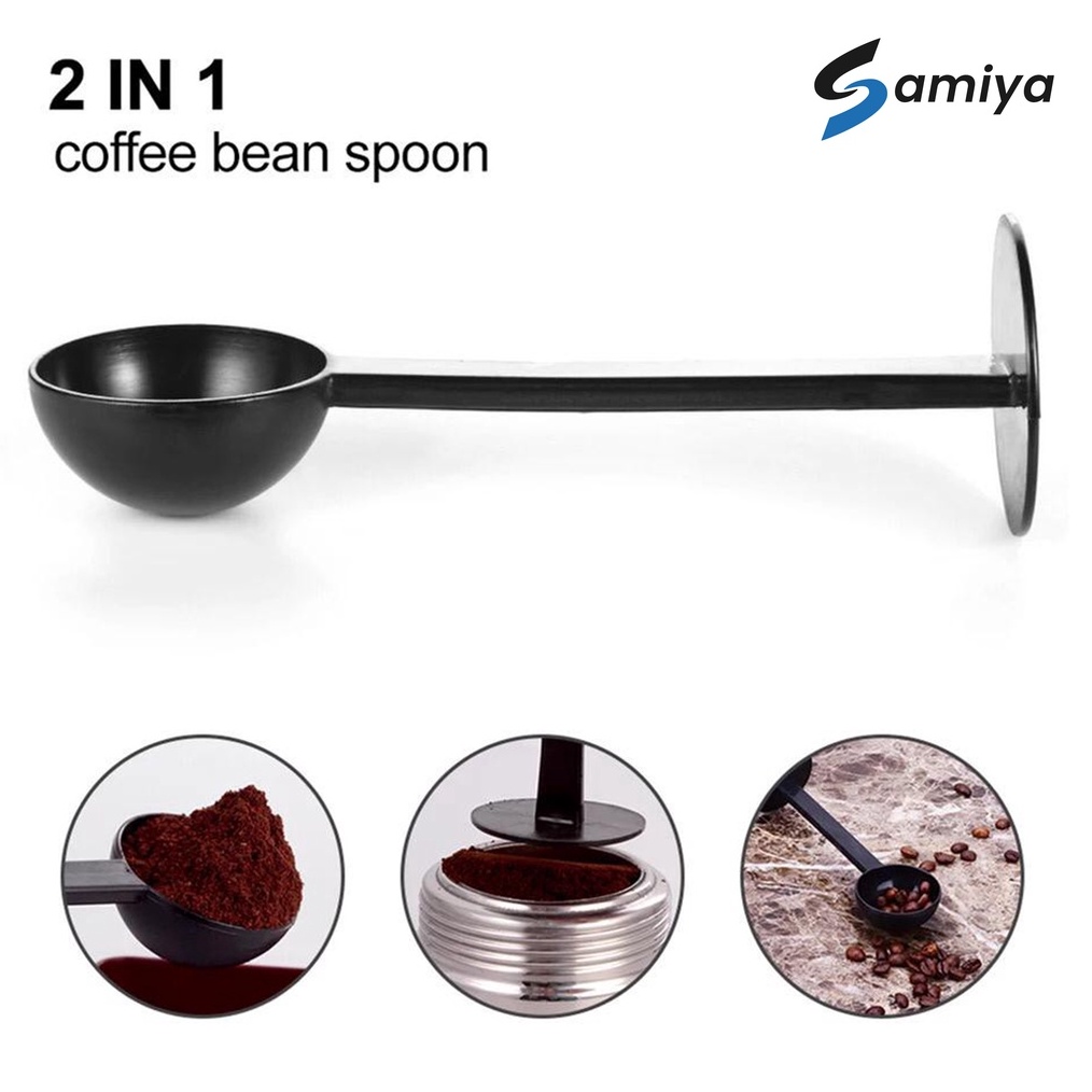 Jual Potongan Harga sendok takar kopi 2in1 sendok kopi tamper grinder ...