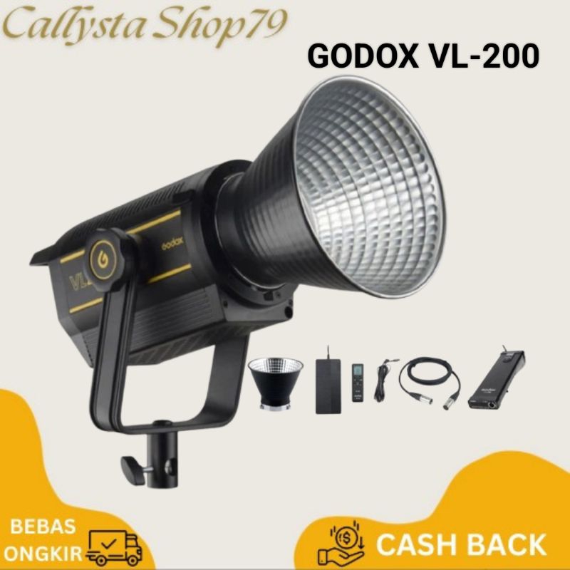 Jual GODOX VL200 VL-200 VL 200 VL 200ll LAMPU LED LIGHTING STUDIO VIDEO ...