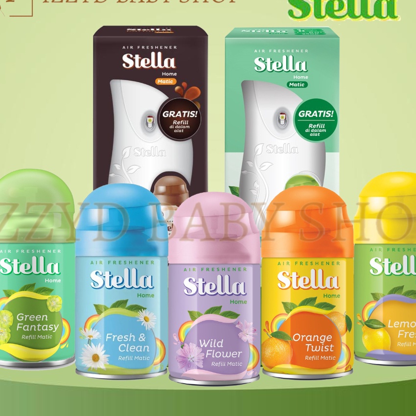 Jual Potongan Stella Air Freshener Matic Box Set Pengharum Pewangi ...